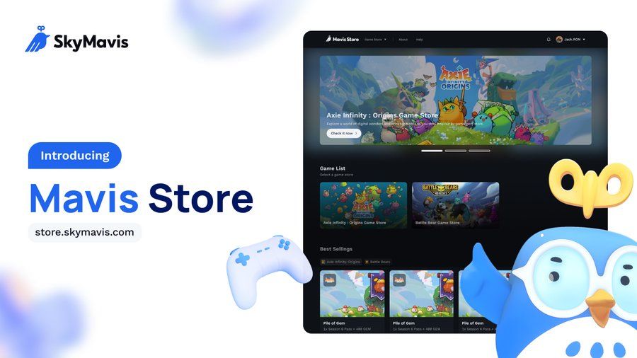 Sky Mavis Unveils Mavis Store | GAM3S.GG