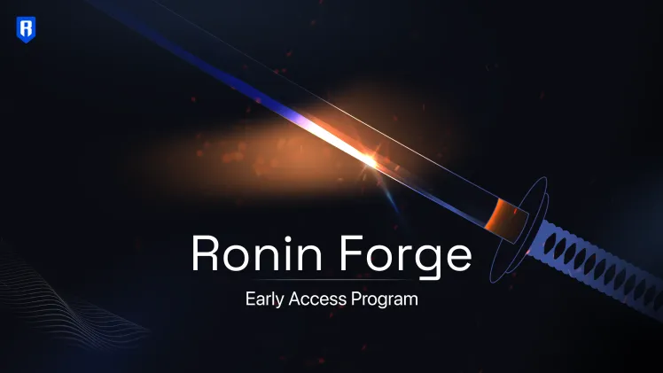 Sky Mavis New Ronin Forge Program with $50k Grant | GAM3S.GG