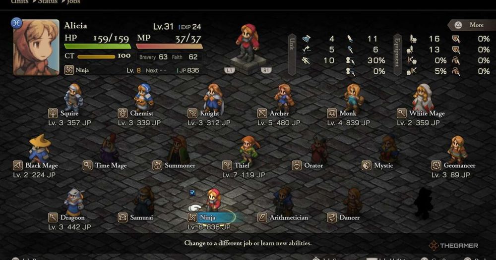 Final Fantasy Tactics Guide: Best Early Game Builds | GAM3S.GG