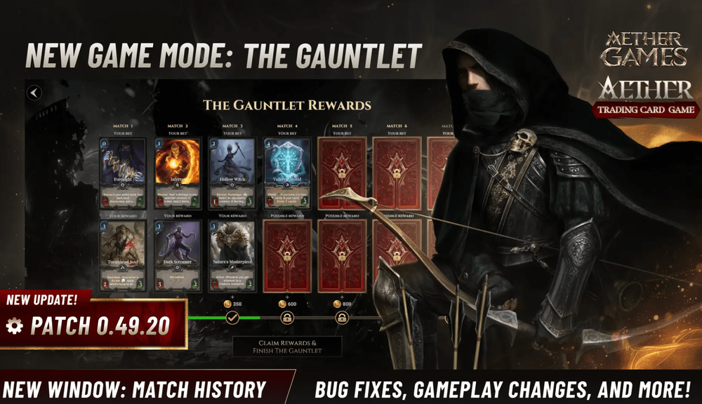 Aether Reveals Major Updates to Web3 TCG | GAM3S.GG