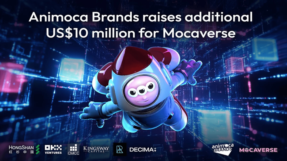 Animoca Brands Secures $10 Million for Mocaverse | GAM3S.GG