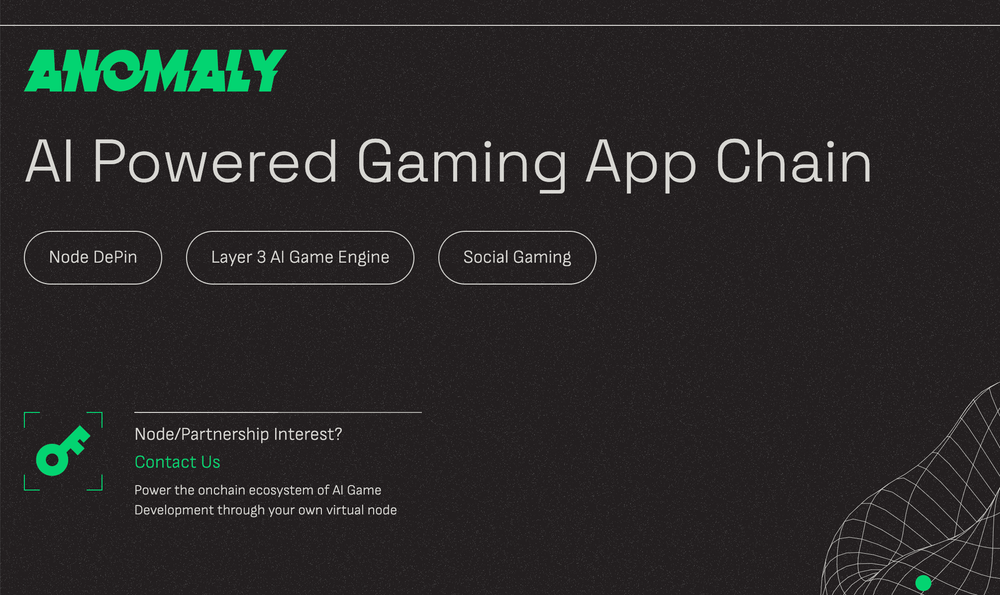 Anomaly Raises $1.45M for AI-Driven Layer 3 Gaming Platform | GAM3S.GG