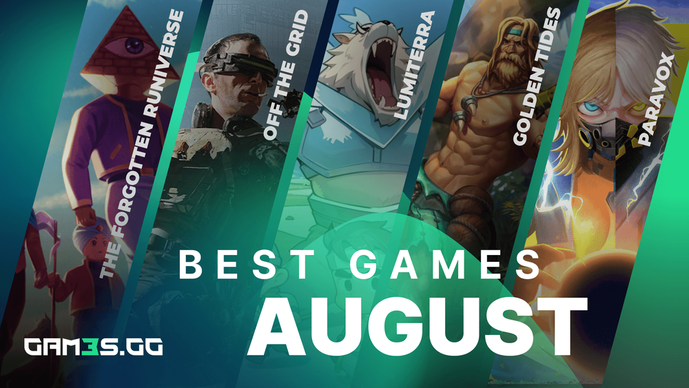 Best 5 NFT Games of August 2024 | GAM3S.GG