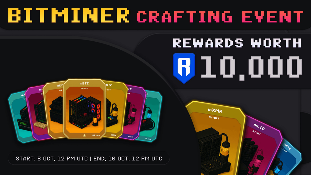 Evento Bitminer: 10k $RON en Recompensas | GAM3S.GG