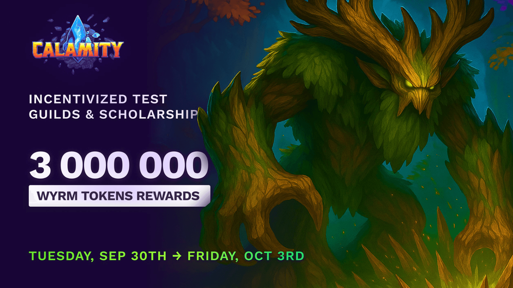 Calamity Playtest Offers 3M $WYRM Tokens | GAM3S.GG
