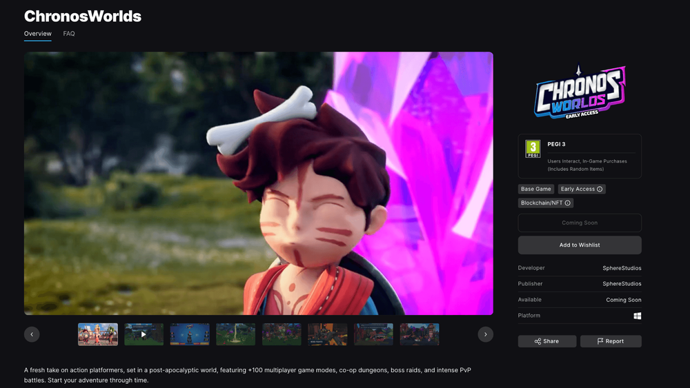 ChronosWorlds Launching on Epic Games | GAM3S.GG