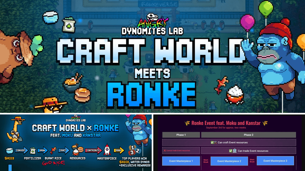 Craft World Reveals New Event on Ronin | GAM3S.GG