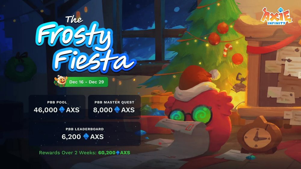 Earn Double Rewards in Axie Infinity Frosty Fiesta | GAM3S.GG