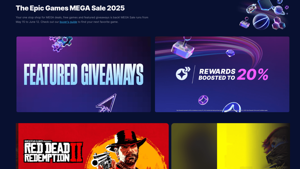 Epic Games Store Mega Sale 2025: Descontos e Jogos Grátis | GAM3S.GG