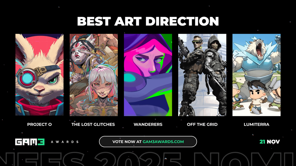 Vincitori GAM3 Awards 2025: Miglior Direzione Artistica | GAM3S.GG