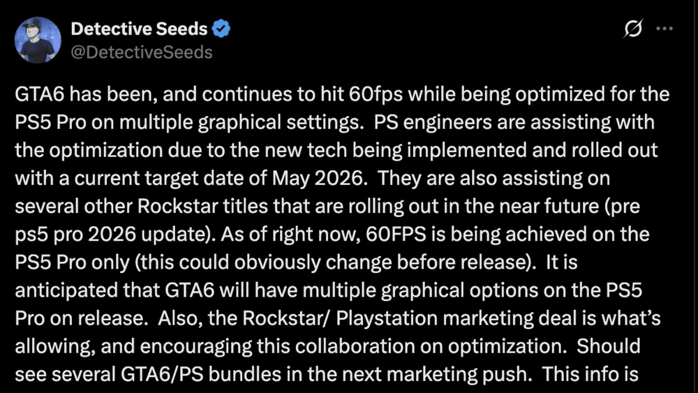 GTA 6 Pode Atingir 60 FPS | GAM3S.GG