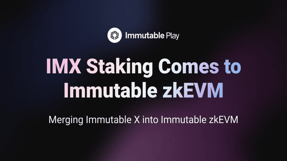 IMX Staking Comes to Immutable | GAM3S.GG