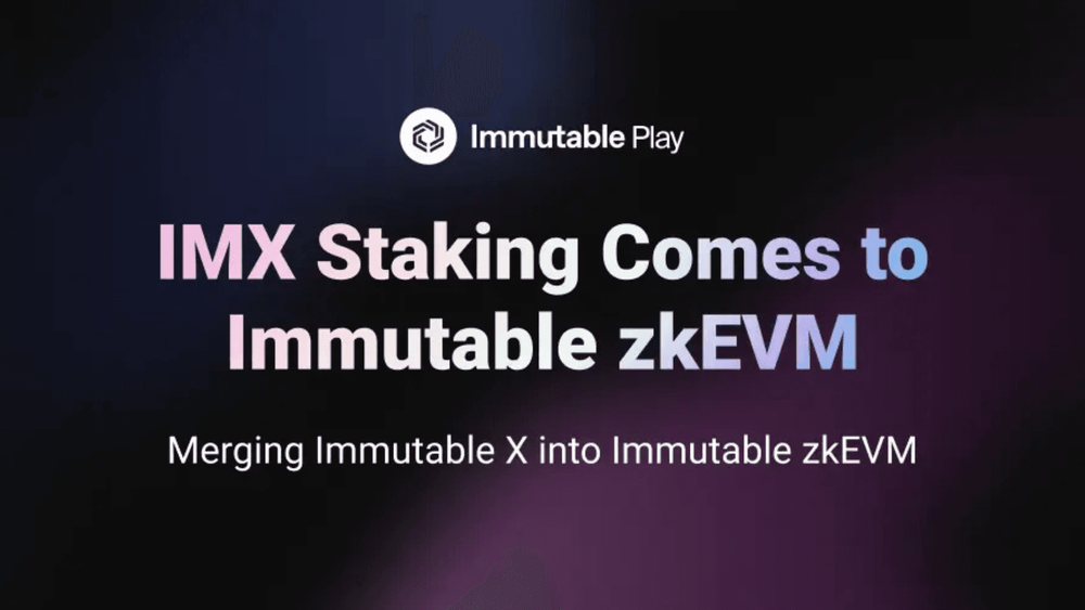 IMX Staking Moves to Immutable zkEVM | GAM3S.GG