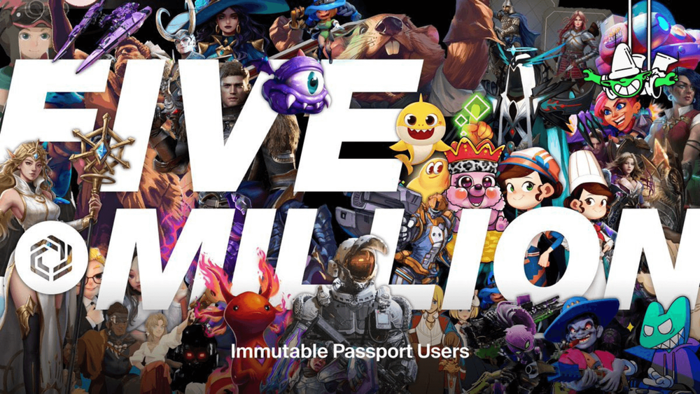 Immutable Passport Hits 5 Million Users | GAM3S.GG