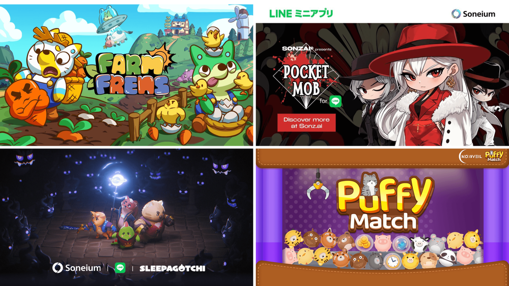 Sony’s Soneium Blockchain Partners with Four New Games | GAM3S.GG