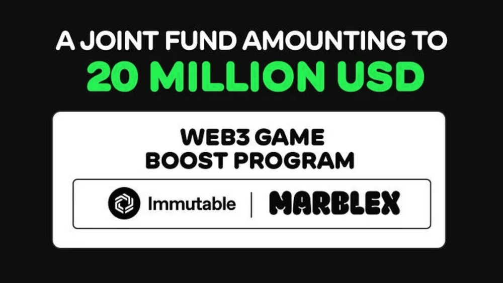 MARBLEX Reveals New $20 Million Fund with Immutable | GAM3S.GG