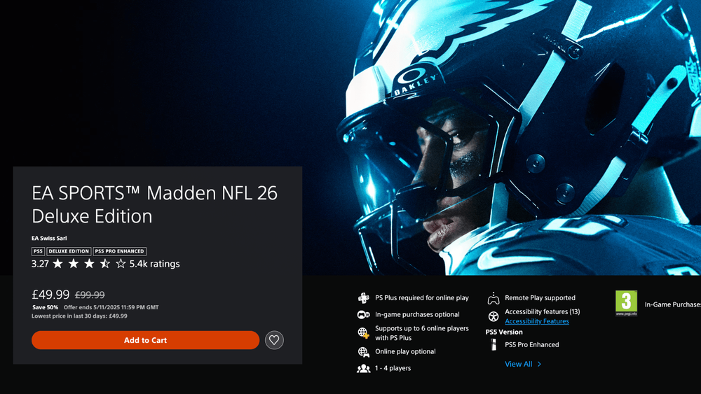 Madden NFL 26 İndirimde | GAM3S.GG