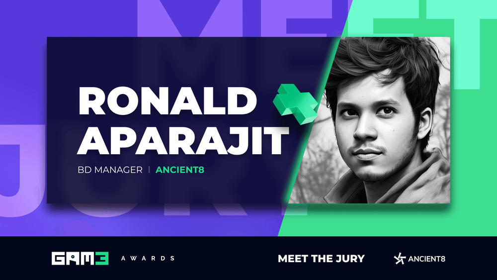 GAM3 Awards 2023 Meet the Jury: Ronald Aparajit | GAM3S.GG
