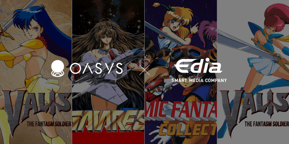 Oasys Partners with Edia to Bring 139 Retro Game IPs to Web3 | GAM3S.GG