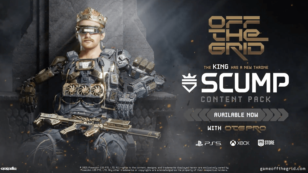Off The Grid ajoute le skin Scump : Nouveaux packs de contenu | GAM3S.GG