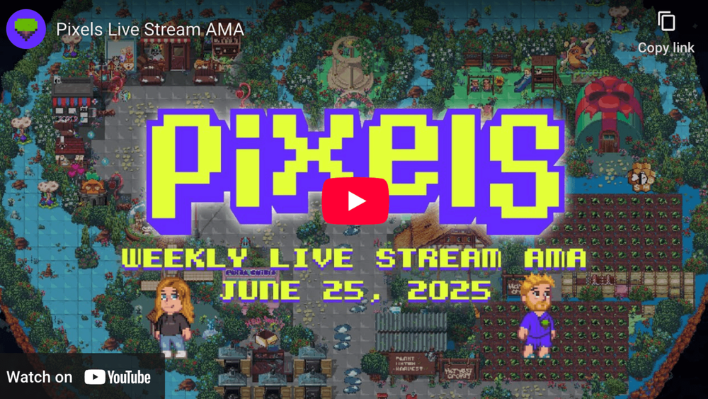 Pixels Reveals Updates on Tokenomics | GAM3S.GG