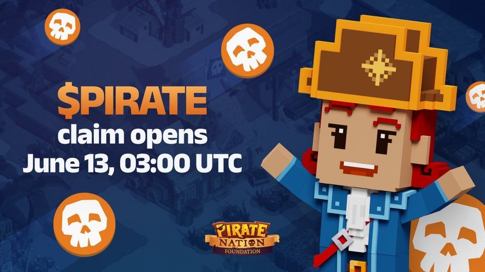 Proof of Play Lança Token $PIRATE para Pirate Nation | GAM3S.GG