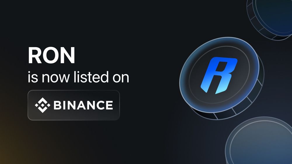 Ronin $RON Token Now on Binance | GAM3S.GG