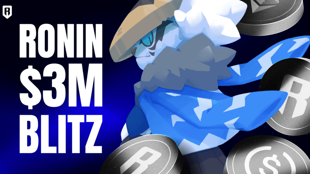 Ronin DeFi Rewards Blitz: Ganhe Recompensas do Pool de $3M | GAM3S.GG