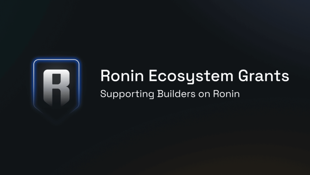 Ronin Ecosystem Grants: $10 Million to Support Blockchain Builders ...