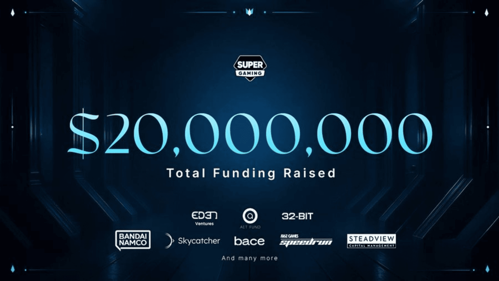 SuperGaming Raises $20 Million | GAM3S.GG