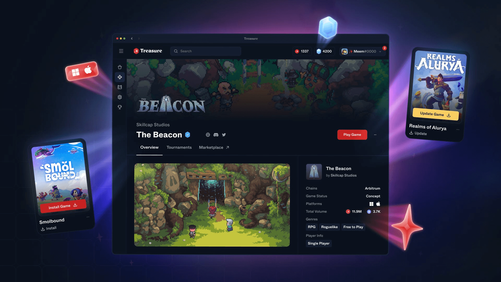 Treasure Announces Desktop Game Launcher | GAM3S.GG