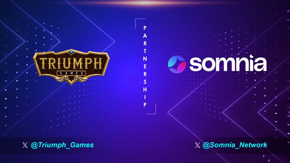Triumph Games Partners with Somnia Network | GAM3S.GG