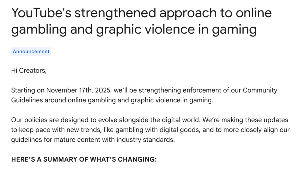 YouTube's New Rules Target Web3 Creators | GAM3S.GG