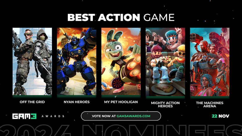 Best Action Game Award | GAM3 Awards | GAM3S.GG