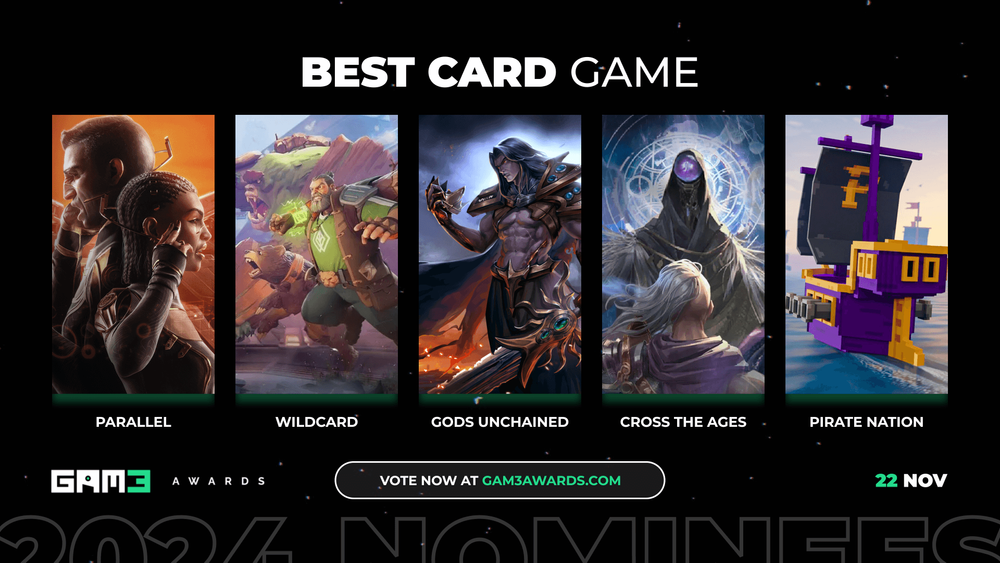Best Card Game Award | GAM3 Awards | GAM3S.GG
