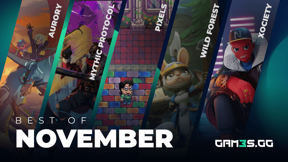 Best 5 Web3 Games of November 2023 | GAM3S.GG