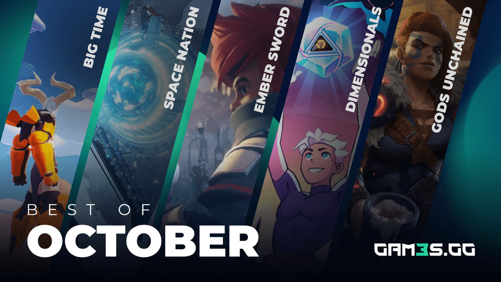 Best 5 Web3 Games of October 2023 | GAM3S.GG