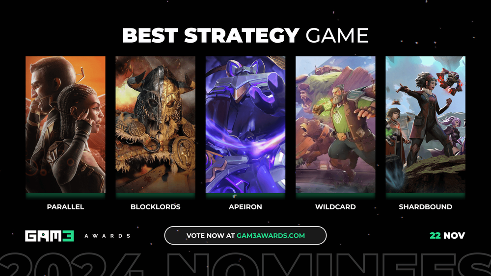 Best Strategy Game Award | GAM3 Awards | GAM3S.GG