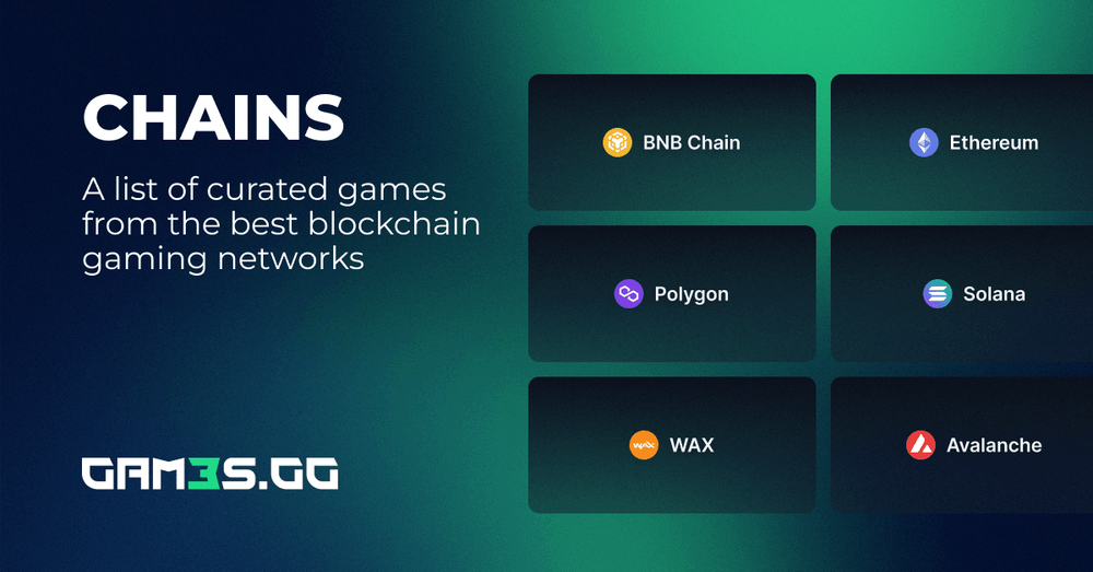 Web3 Gaming Blockchains | Best Blockchain Gaming Network | GAM3S.GG