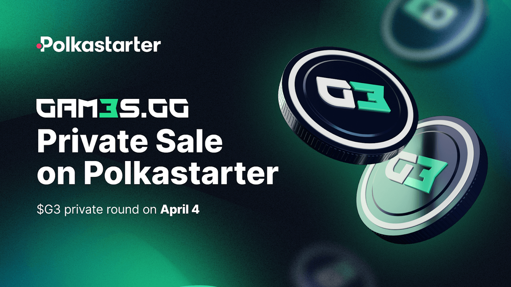 GAM3S.GG Private Sale on Polkastarter | GAM3S.GG