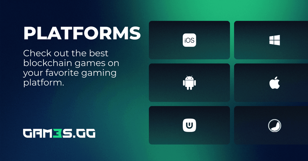 Blockchain Game Platforms | Play & Earn NFT Game Platforms | GAM3S.GG