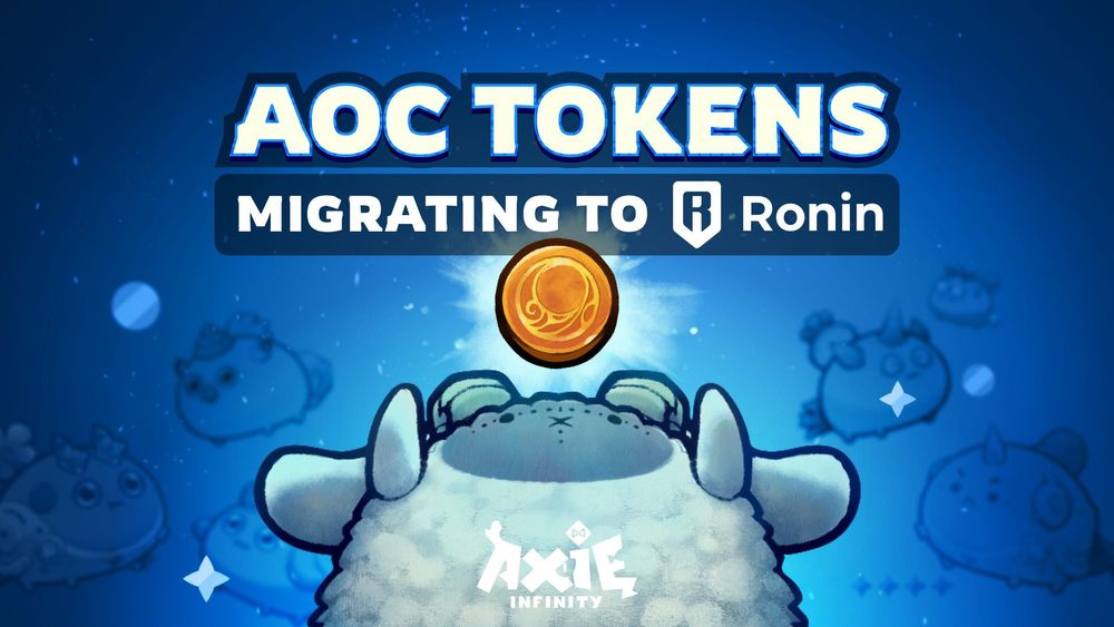 Axie Origin Coin (AOC) Tokens Set for Migration to Ronin | GAM3S.GG