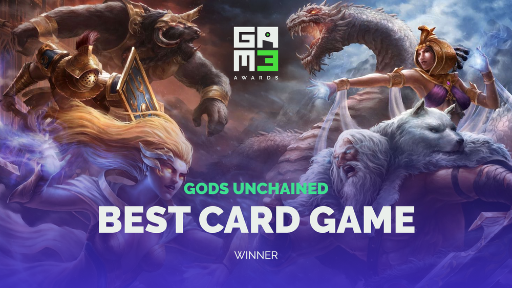 Best Card Game 2022 Winner: Gods Unchained | GAM3S.GG