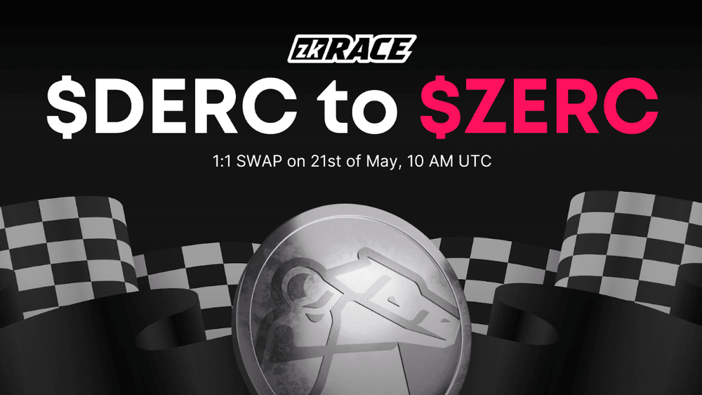 zkRace Unveils $DERC to $ZERC Token Swap | GAM3S.GG